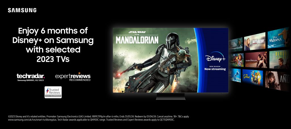 Get Six Months of Disney+ When Purchasing a Samsung TV or Monitor* and ...