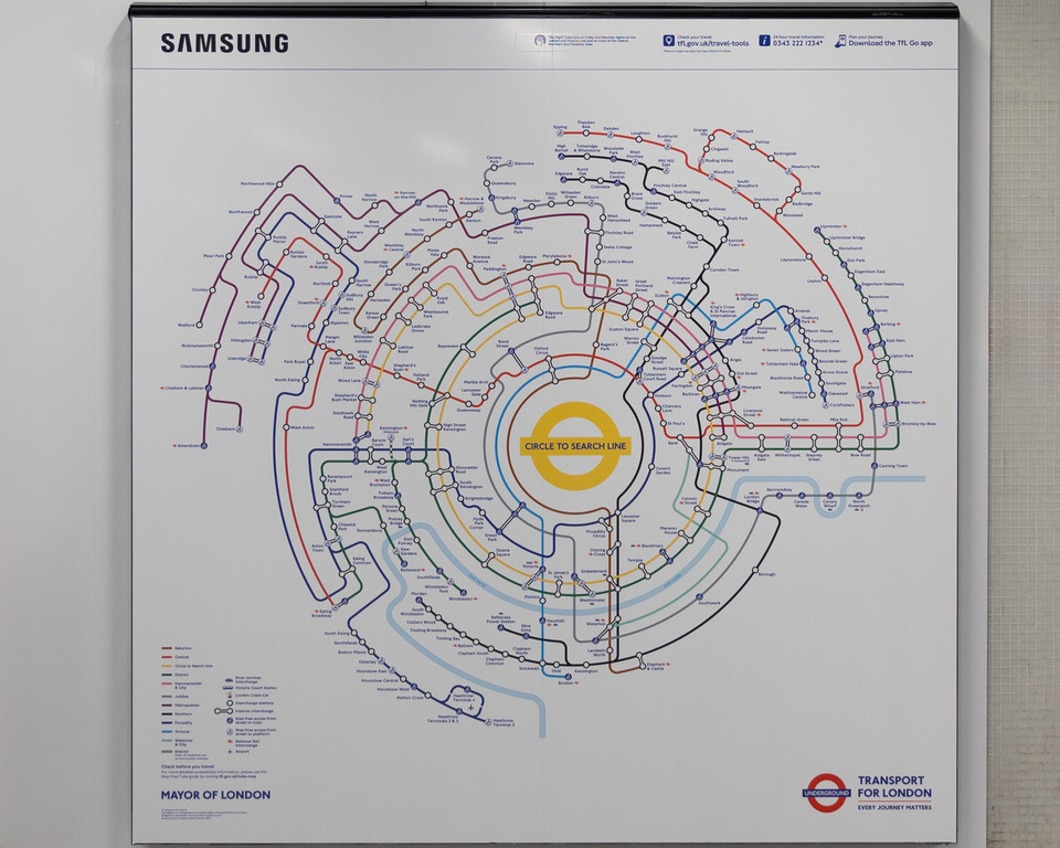 Samsung Partners with Transport for London to Reimagine the Tube Map ...
