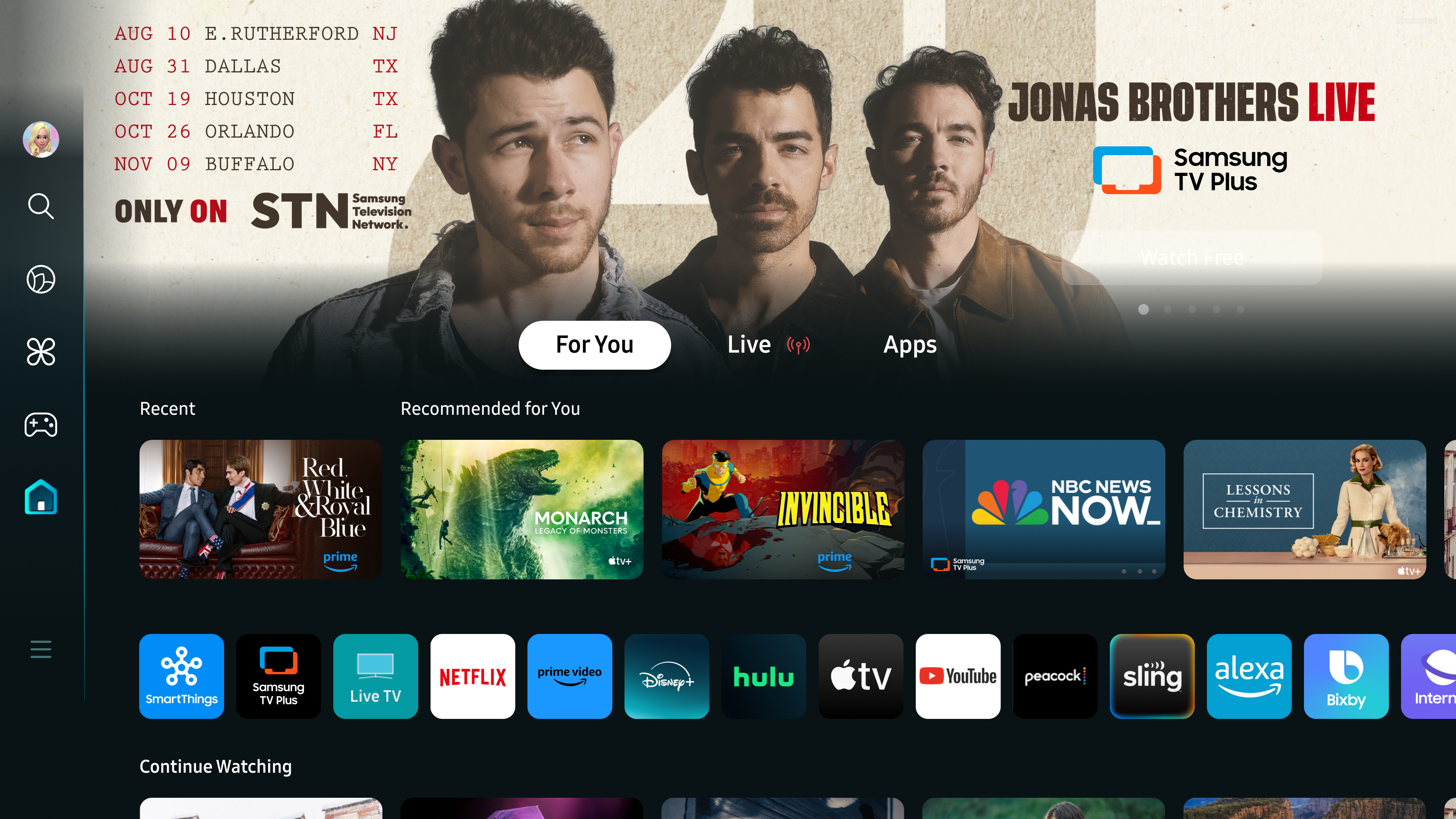 Jonas Brothers’ “JONAS 20” Tour Launches Exclusively on Samsung TV Plus ...