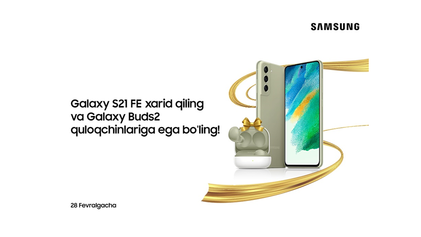 Galaxy S21 FE smartfonini xarid qiling va Samsung’dan sovg‘a sifatida ...
