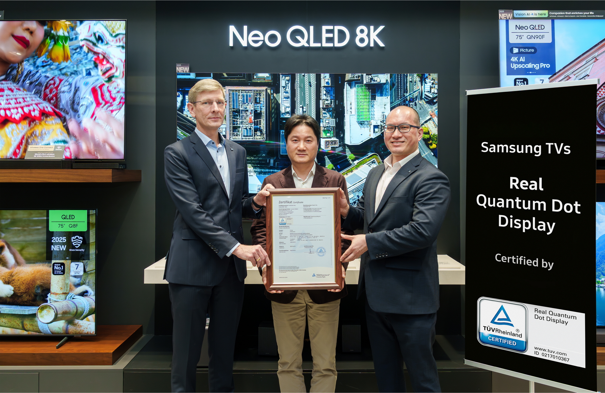 Samsung QLED televizorlari TÜV Rheinland’dan “Real Quantum Dot Display ...