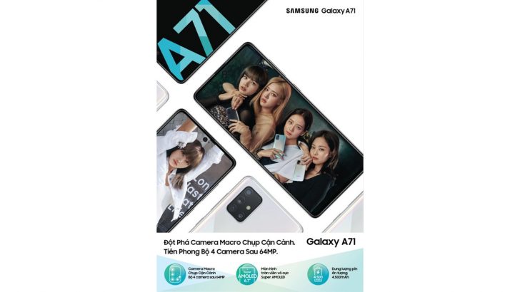 Samsung chính thức ra mắt Galaxy A71 – Tiên phong bộ 4 camera sau 64MP ...