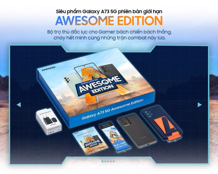 Bộ Galaxy A73 5G Awesome Edition Giới Hạn Chinh Phục Tín Đồ Gaming ...