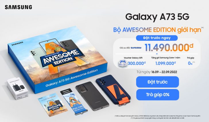 Bộ Galaxy A73 5G Awesome Edition Giới Hạn Chinh Phục Tín Đồ Gaming ...