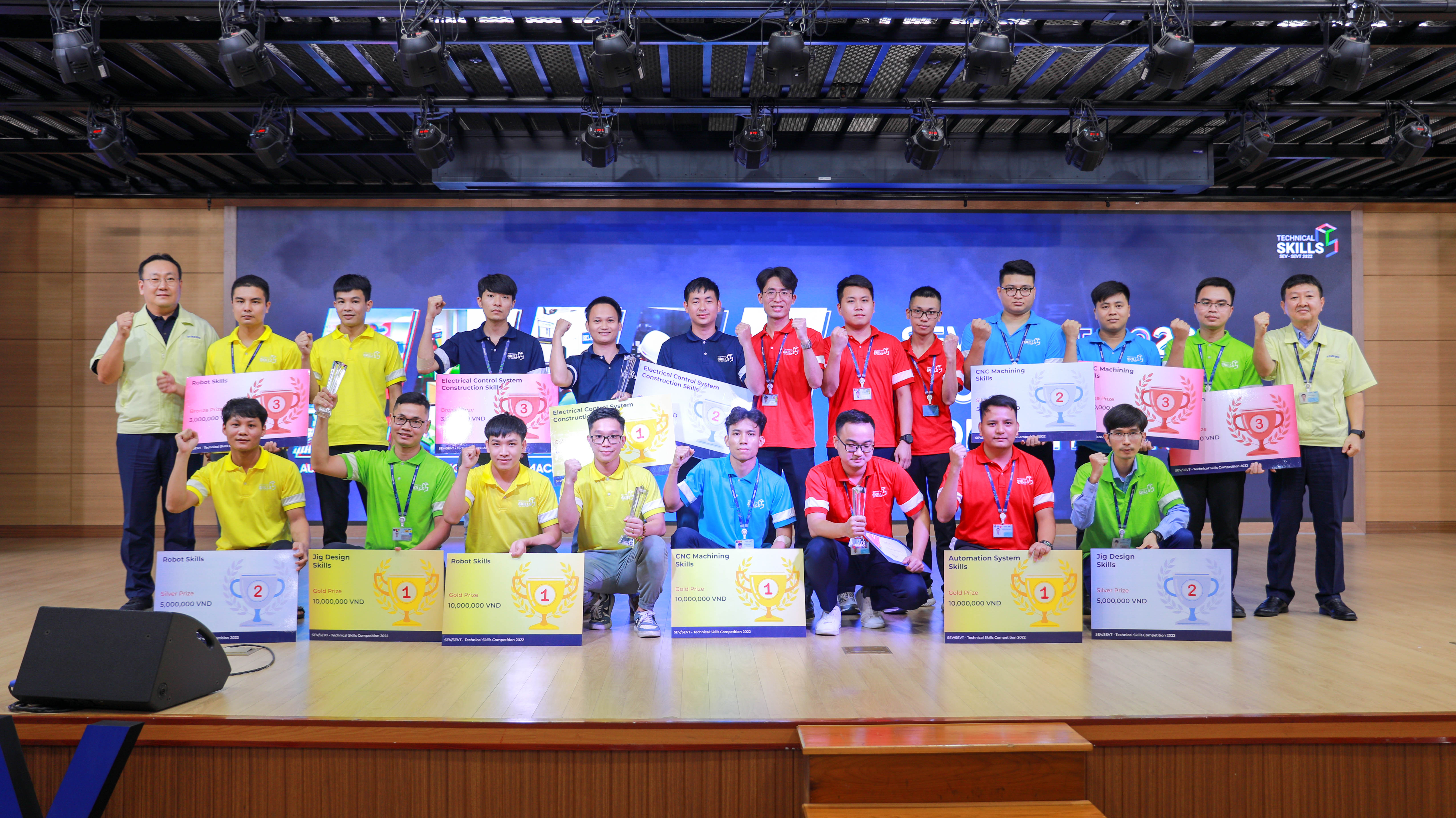 Tìm ra các đội chiến thắng tại Kỳ thi Tay nghề Kỹ thuật Samsung SEV ...