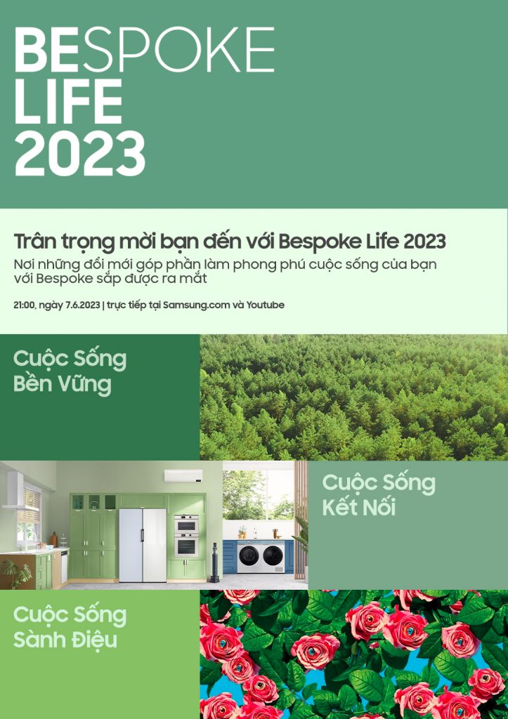 [Thư mời] Sự kiện Bespoke Life 2023 – Samsung Newsroom Việt Nam