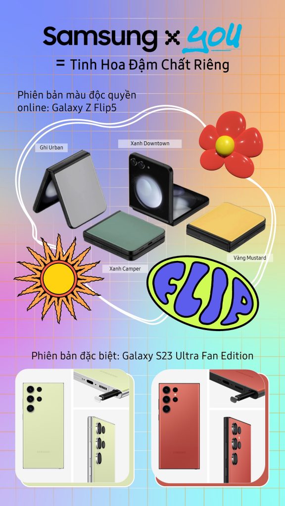 Samsung x You = Tự do Flex chất riêng – Samsung Newsroom Việt Nam