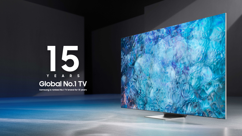 Samsung Named No.1 Global TV Manufacturer for 15 Consecutive Years ...
