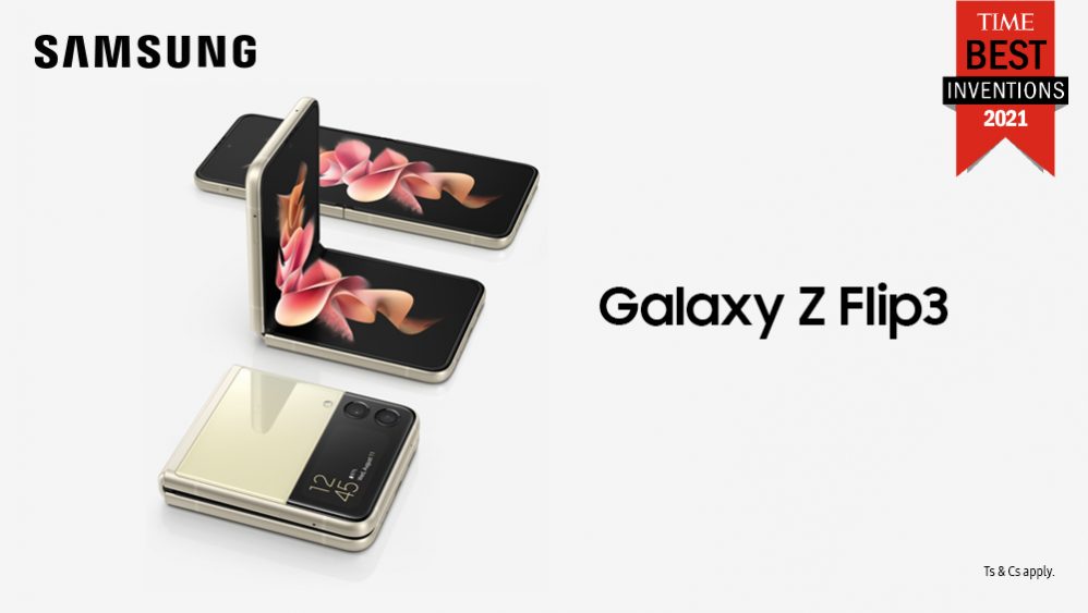 Samsung Galaxy Z Flip3 5G Crowned One of TIME Best Inventions of 2021 ...